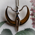Silver Moon Goddess Pendant – www.thewitchesmoon.com