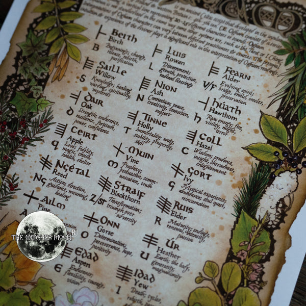 Ogham BOS Artwork – www.thewitchesmoon.com