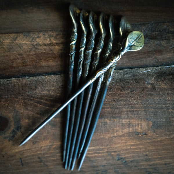 Exclusive (The Witches Moon®) Leaf Brass Candle Inscribing Tool – www ...