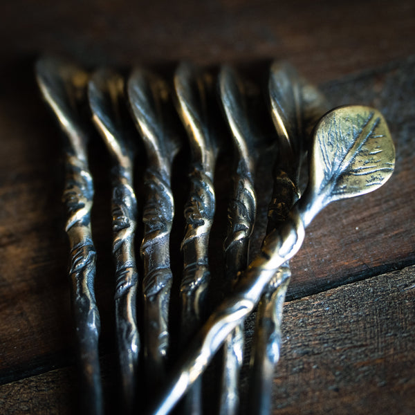 Exclusive (The Witches Moon®) Leaf Brass Candle Inscribing Tool – www ...